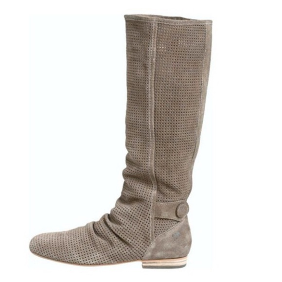 Sam Edelman | Shoes | Sam Edelman Bell Mesh Taupe Perforated Slouch ...